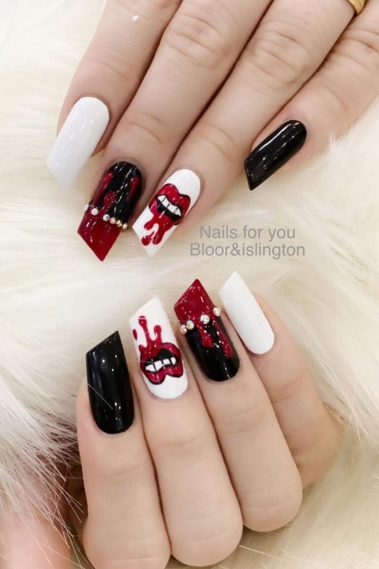 28+ Lipstick Nail Design Ideas You’ll Want To Try ASAP