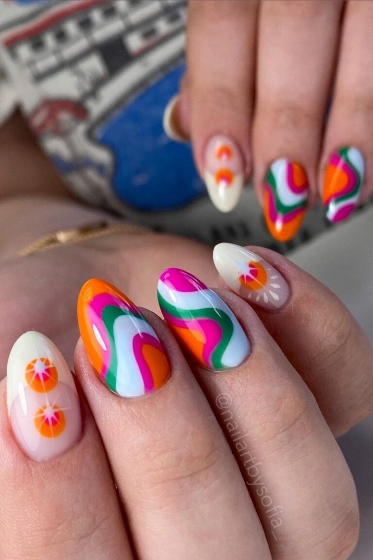 30+ Gorgeous Multi-Color Nail Designs You’ll Want To Copy